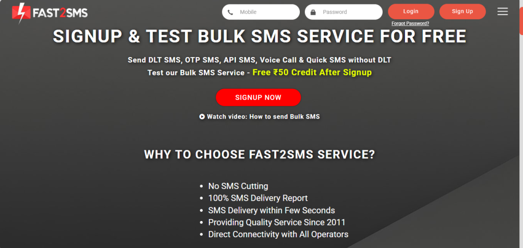 Ultimate List of Bulk SMS Providers in India of 2025